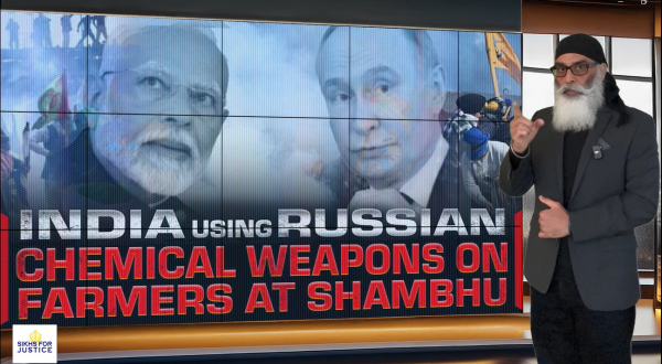 Modi’s India Attacked Punjab Sikh Farmers With Russian Stain Chemical ...